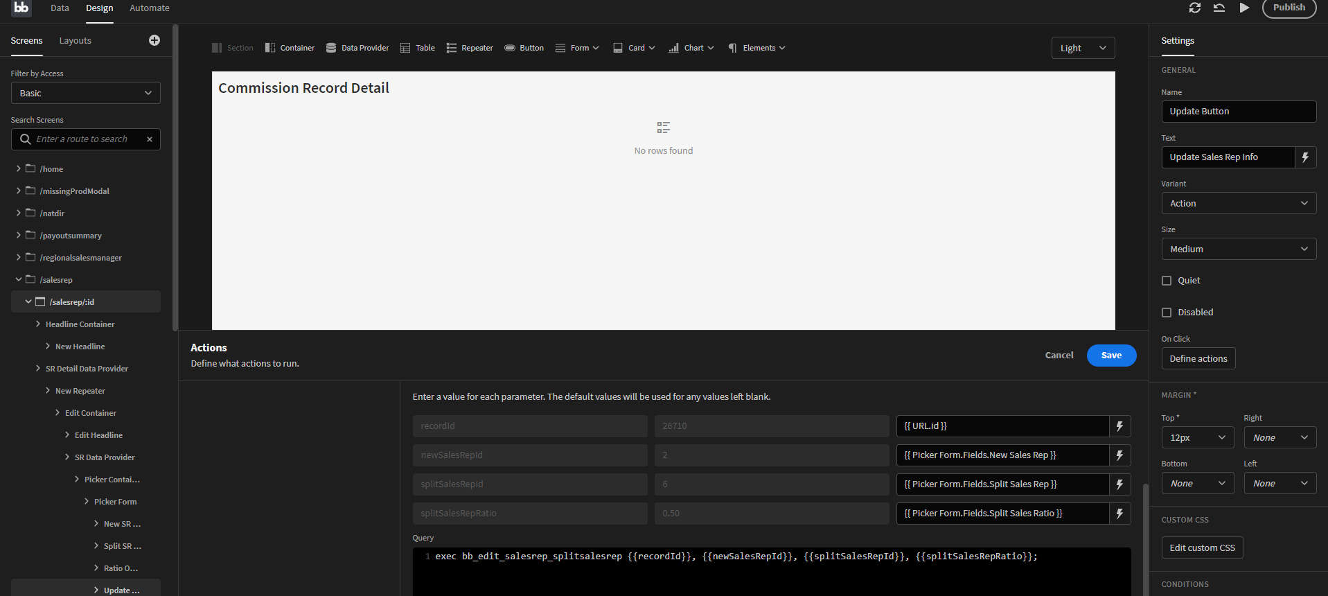 My Sql - Calling Stored Procedures w/ Parameter Values That Contain Null · Budibase budibase ...