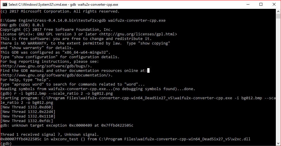 V5 0 Crashing · Issue 41 · Deadsix27 Waifu2x Converter Cpp · Github