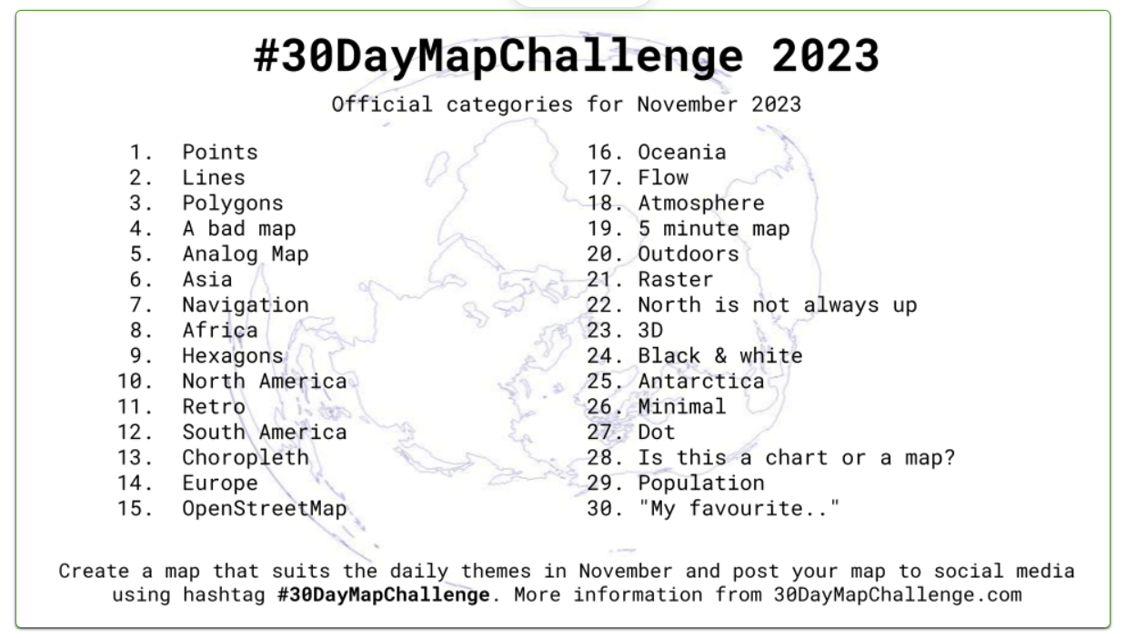 GitHub - chad-fisher/30DayMapChallenge-2023: Collection of R, ArcPy, and other scripts and files ...