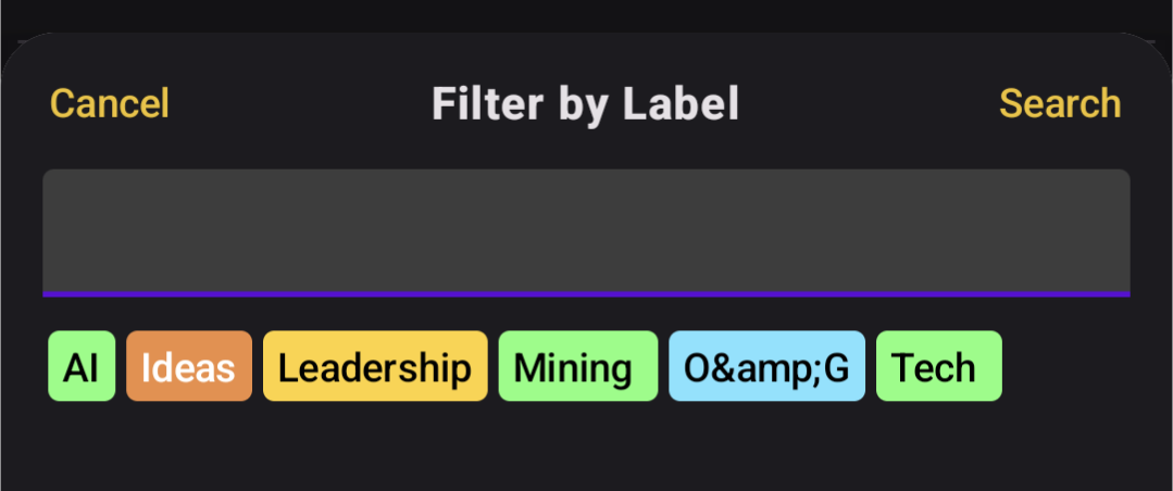 And Is Incorrectly Rendered As And In Labels On Android · Issue 2913 · Omnivore Appomnivore · Github
