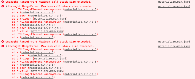 Parallax - "Maximum call stack size exceeded" errors in 1.0.0-alpha3 · Issue #5504 · Dogfalo ...