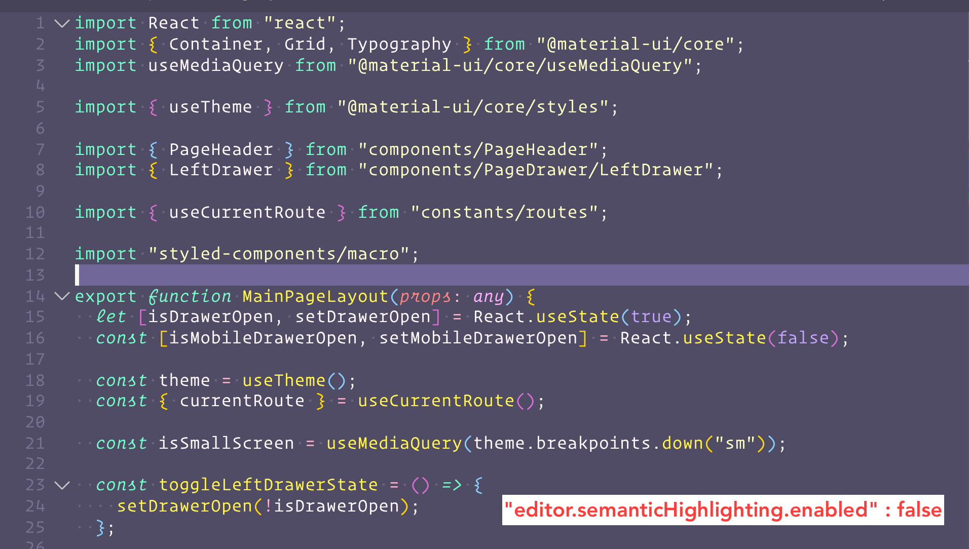 Small but strange syntax highlighting bug (or feature)? · Issue #90279 ...