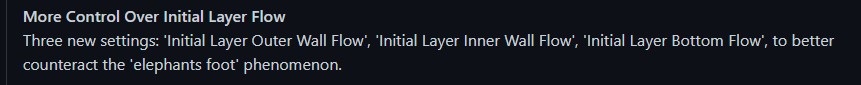 Are the three new Initial Layer Flow settings additive (really ...
