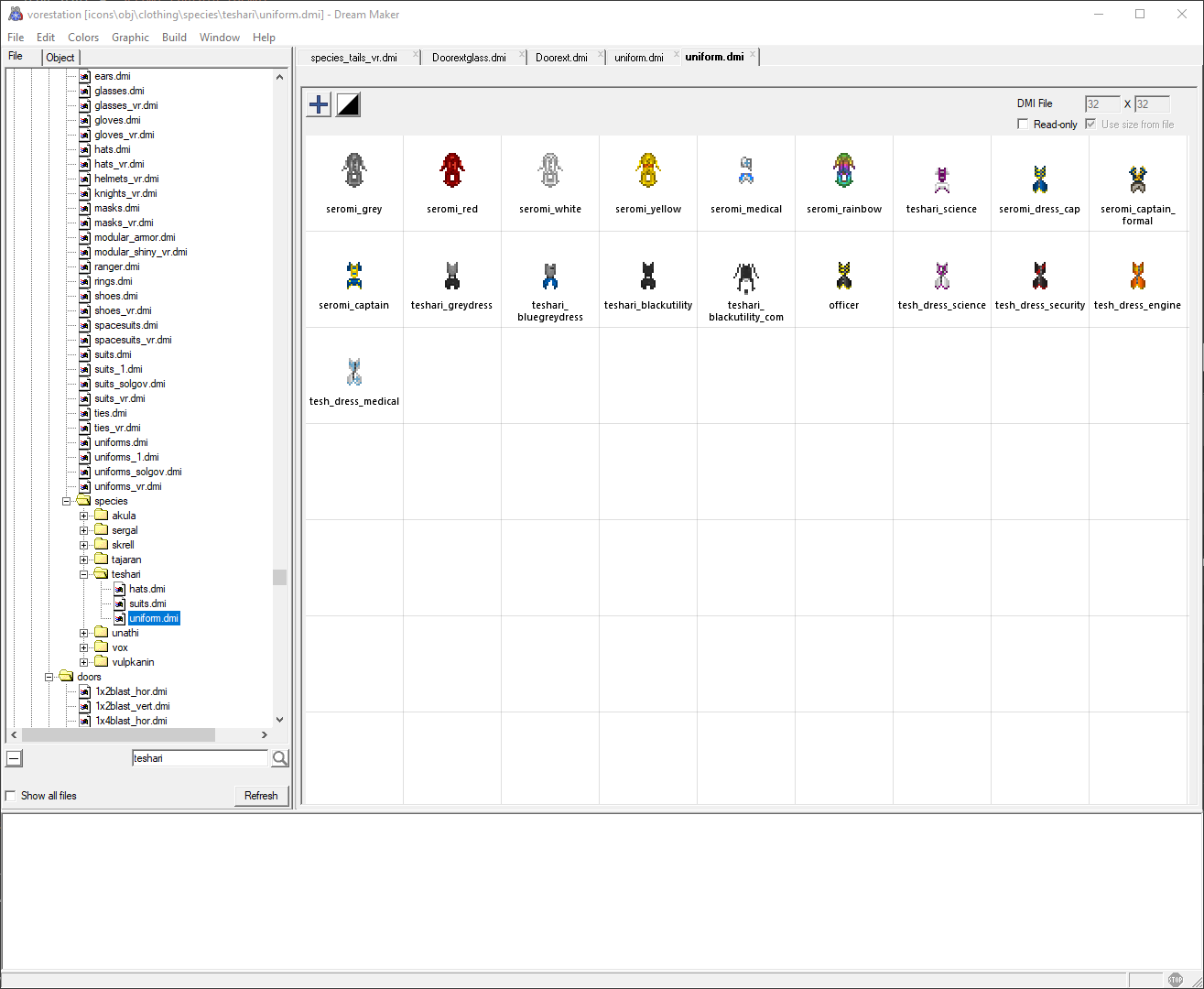 Teshari clothing sprites missing or not rendered to begin with · Issue ...