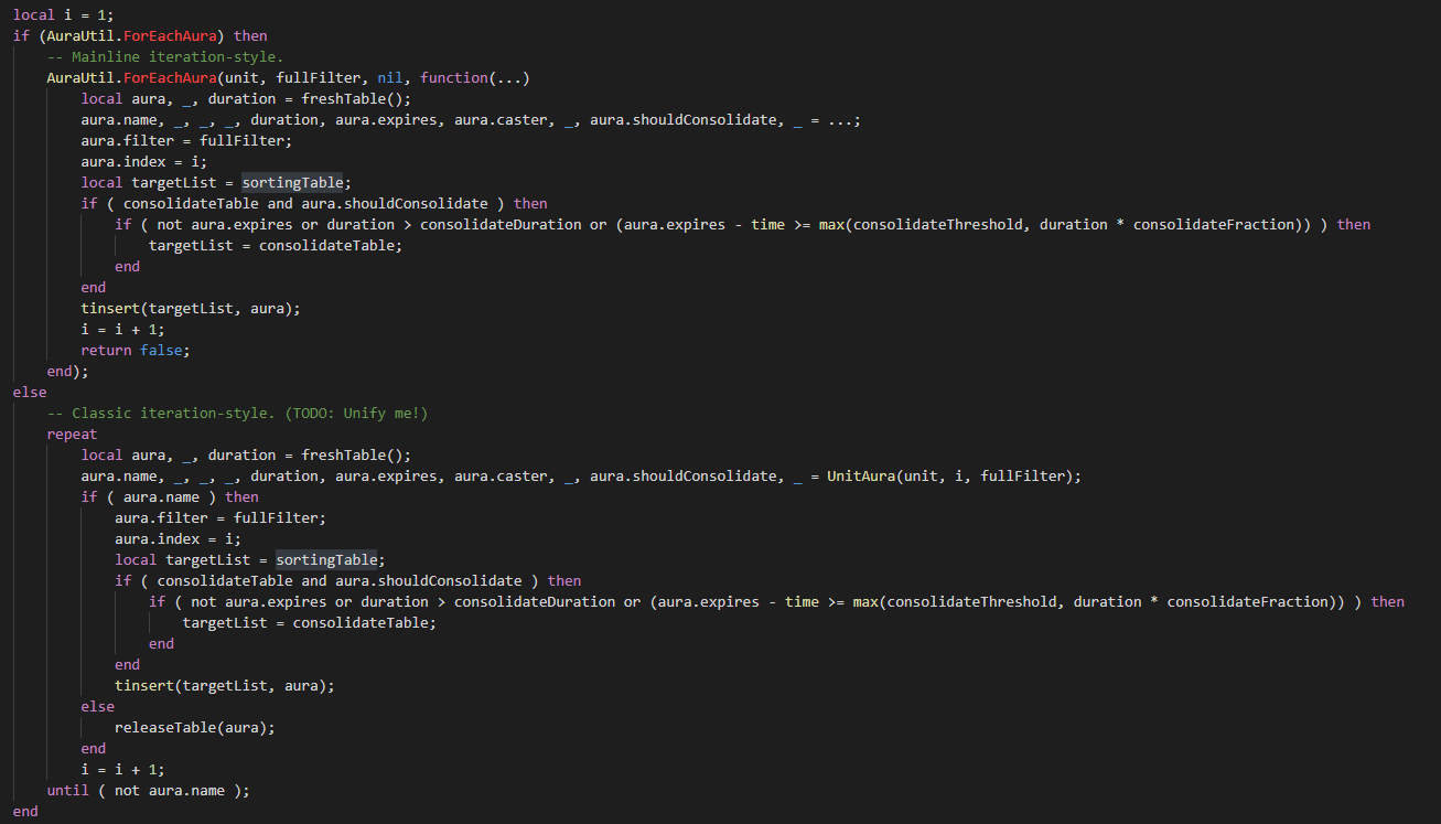 2.5.4: SecureAuraHeader broken by missing AuraUtil.ForEachAura · Issue #225 · Stanzilla ...