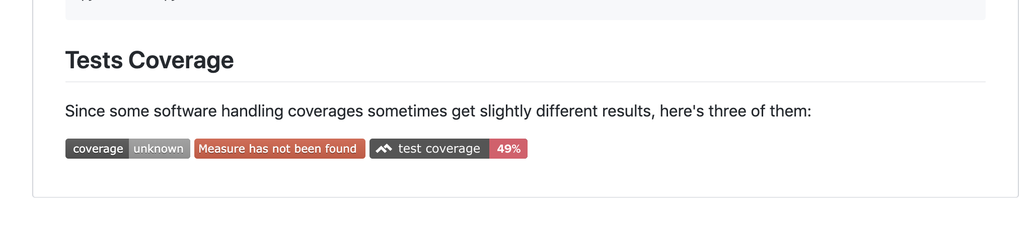 2 of 3 test coverage badges linked on README are broken · Issue #138 ...