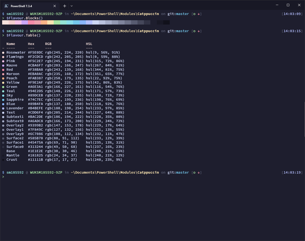 PowerShell · Issue #2048 · catppuccin/catppuccin · GitHub