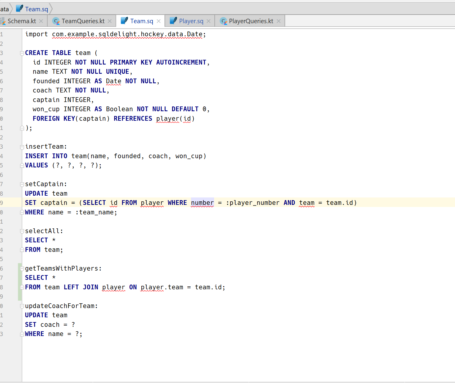 Idea plugin issues -- underlining table references (No table found with name x) · Issue #1205 ...