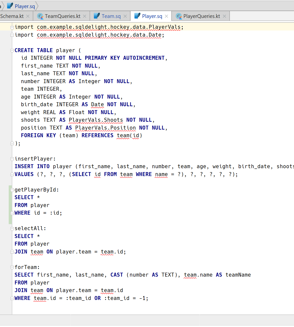 Idea plugin issues -- underlining table references (No table found with name x) · Issue #1205 ...