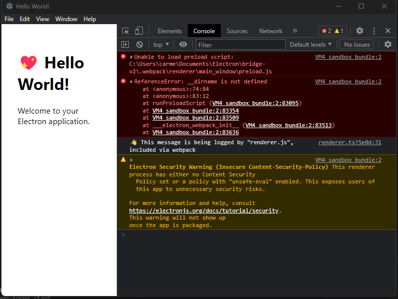 Provide an example with electron-forge · Issue #3 · poirierlouis/electron-bridge · GitHub