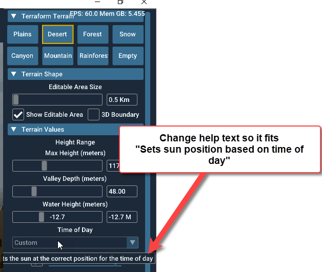 Terrain Generator: Small help text change · Issue #1990 · TheGameCreators/GameGuruRepo · GitHub