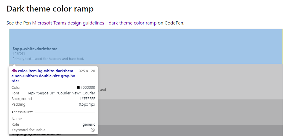 Color values are incorrect · Issue #2145 · MicrosoftDocs/msteams-docs · GitHub