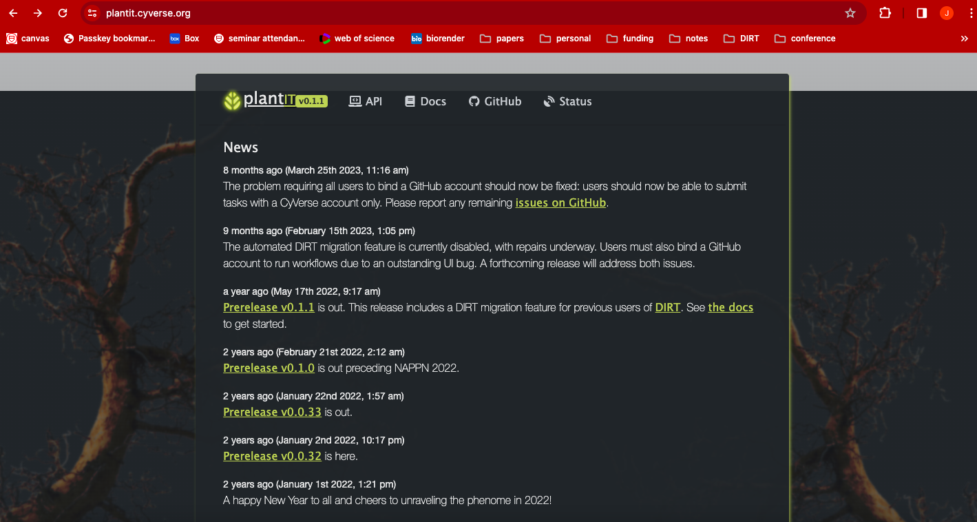 Cannot create workflow · Issue #367 · Computational-Plant-Science/plantit · GitHub