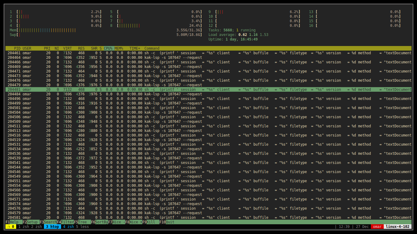 5000 Process Of Kak Lsp · Issue 271 · Kakoune Lsp Kakoune Lsp · Github