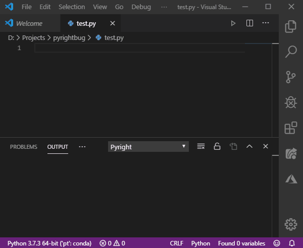 Error on mouse hover over dead code · Issue #373 · microsoft/pyright · GitHub