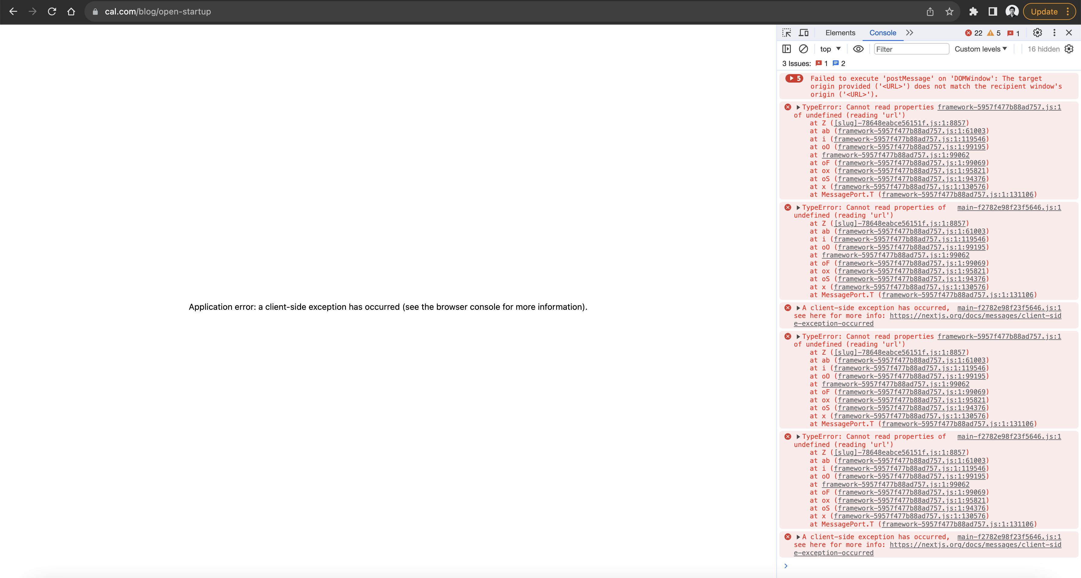 blog is broken? · Issue #11657 · calcom/cal.com · GitHub