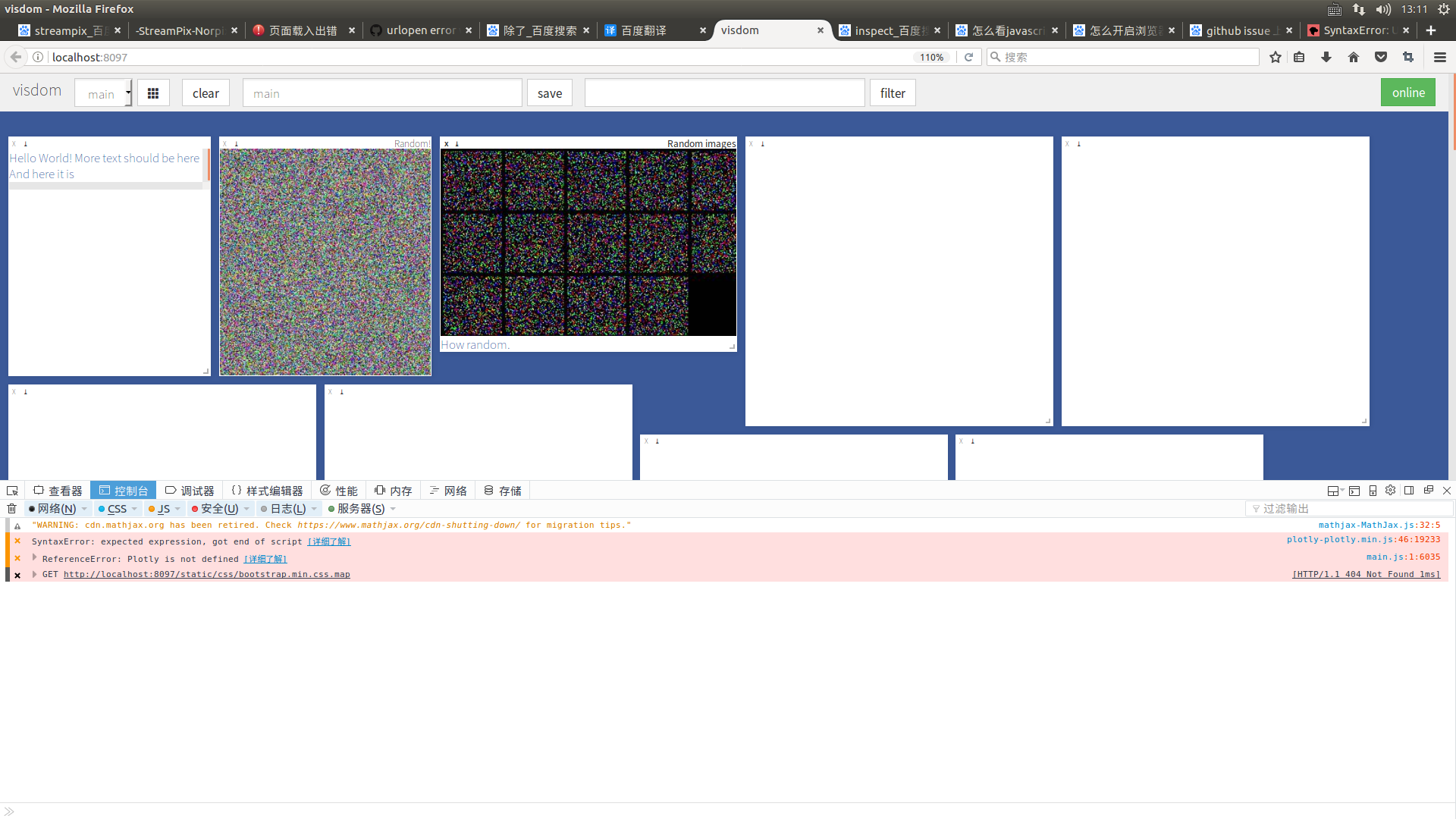 urlopen error when "python -m visdom.server" · Issue #196 · fossasia/visdom · GitHub