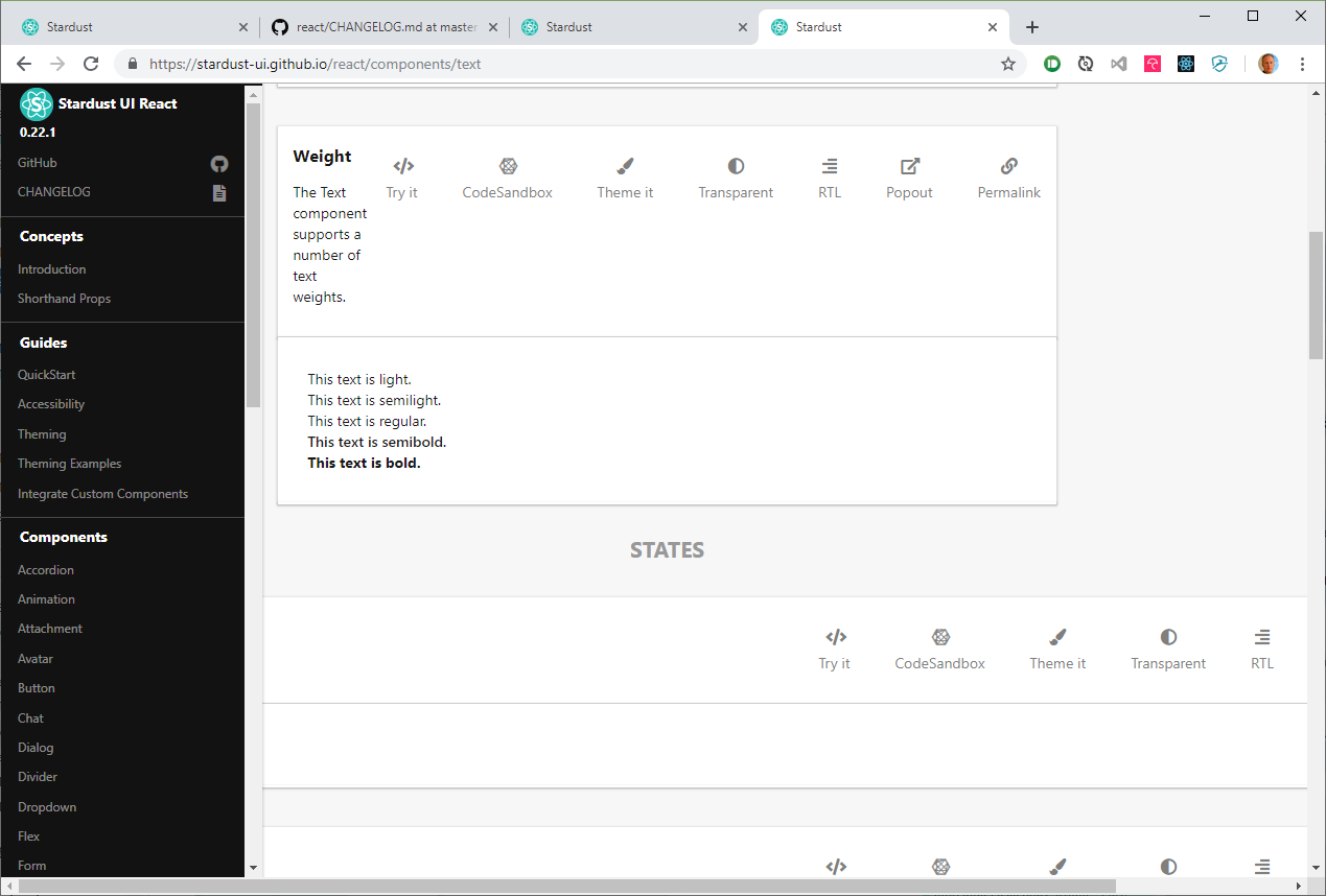 Doc Site Layout Broken · Issue 977 · Microsoftfluent Ui React · Github