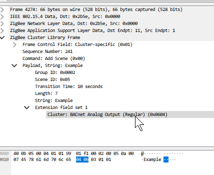 "Add Scene" cluster command / Extension Field Set / How to avoid length byte · Issue #876 ...