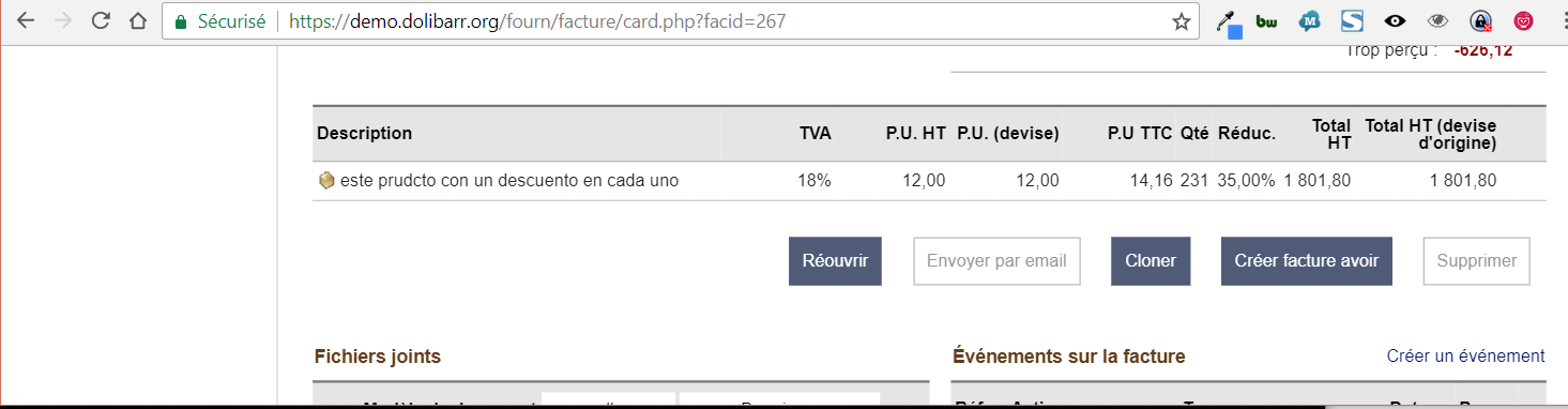 [Bug] Credit note not reimbursable · Issue #7720 · Dolibarr/dolibarr · GitHub
