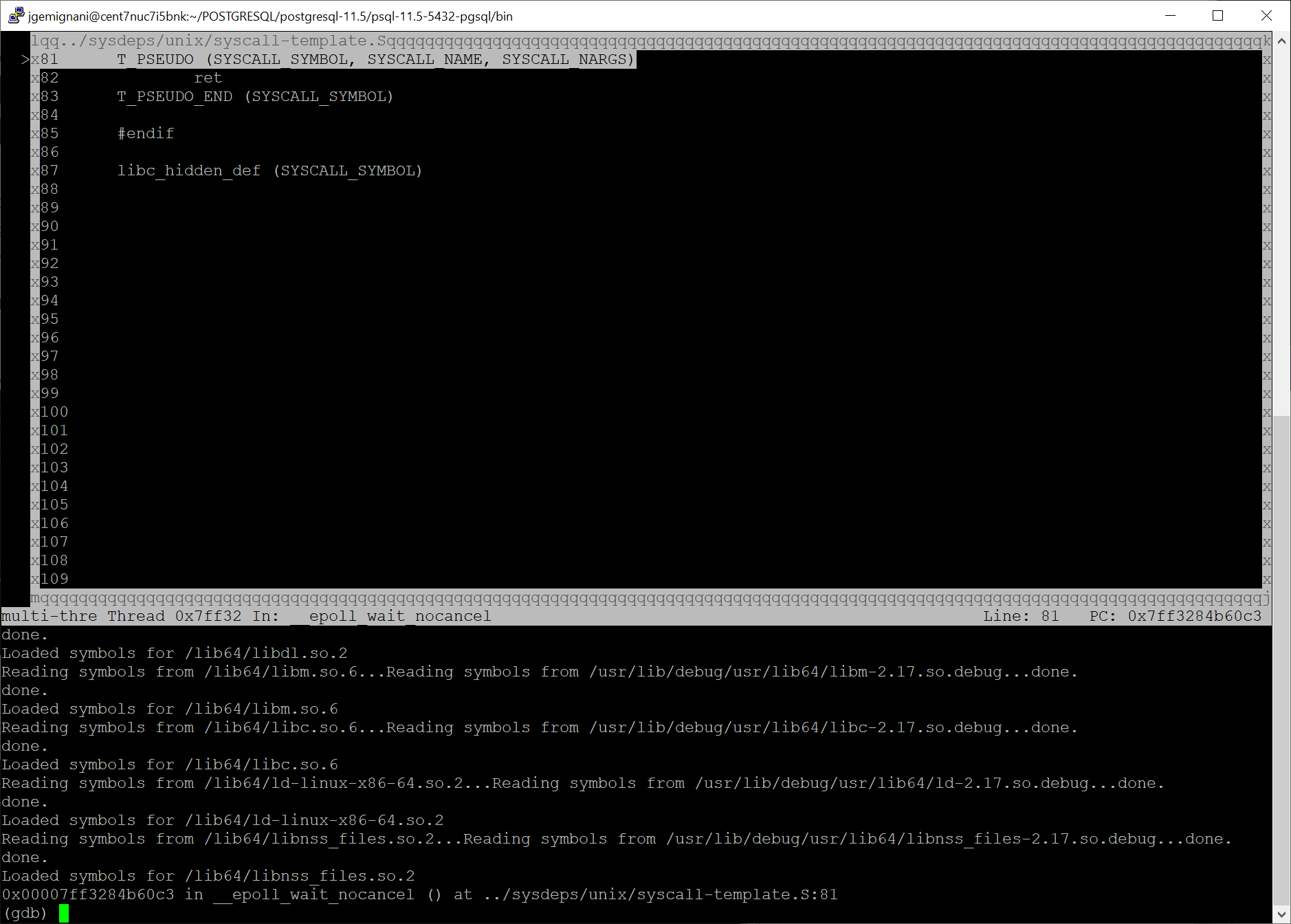 Become Familiar With The Gdb Debugger And Postgresql Flow · Issue 313