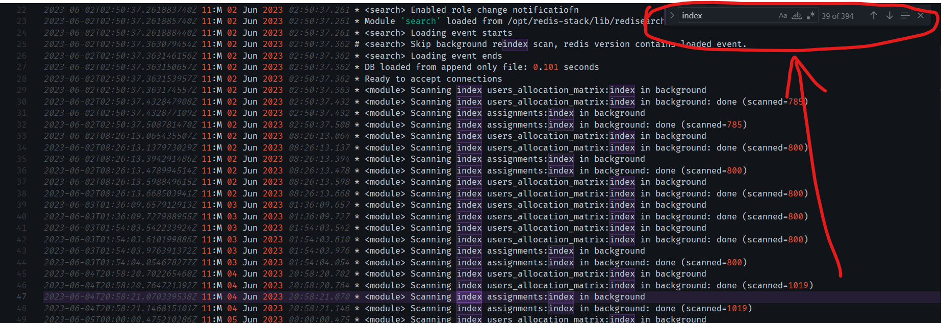 [Logs][Feature] Please enable normal search functionality (Similar to other editors) · Issue ...