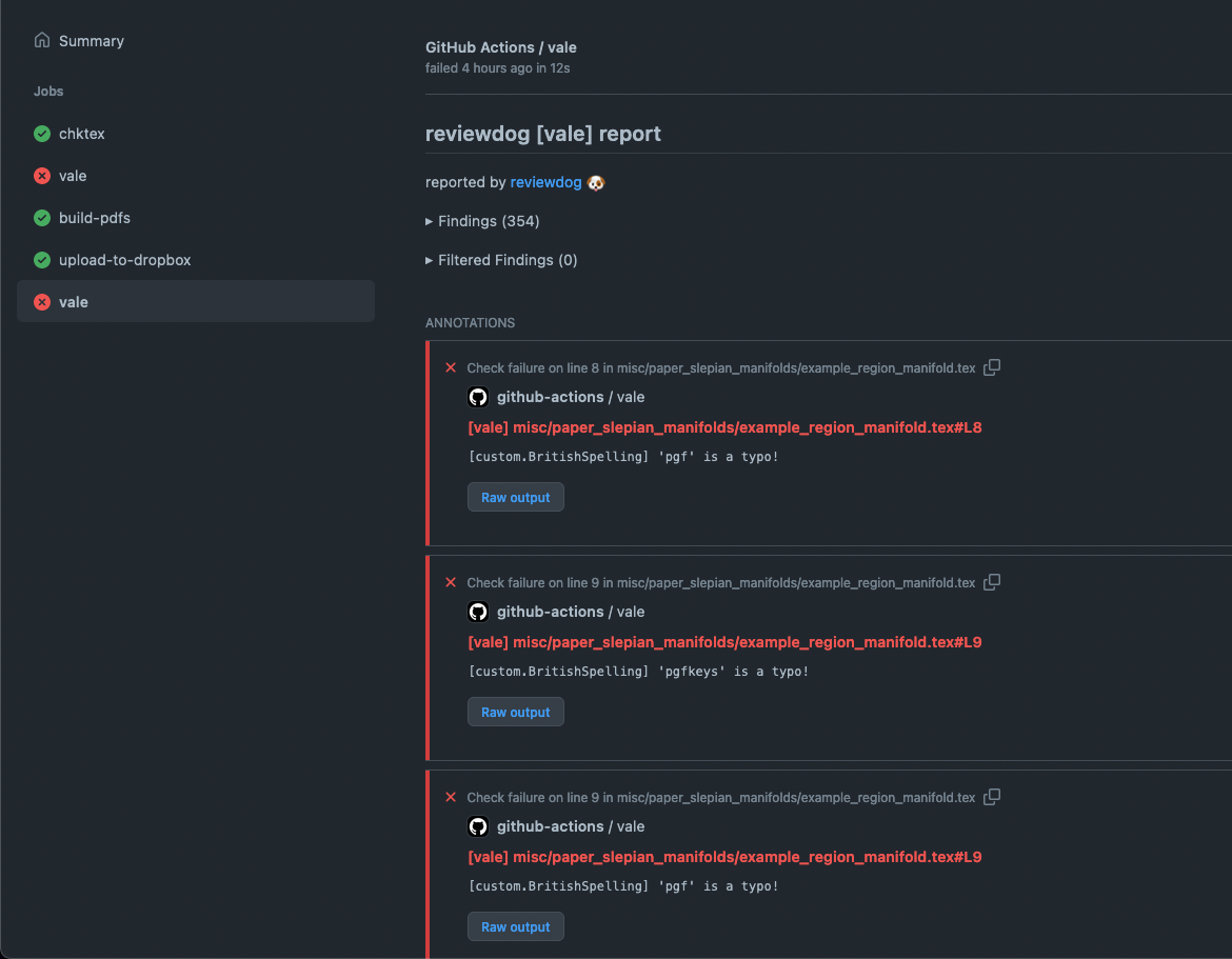 Fail job if there are any suggestions/warnings/errors · Issue #26 · errata-ai/vale-action · GitHub