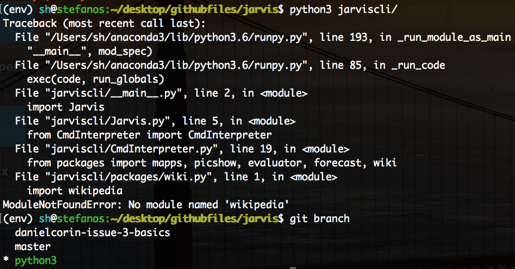 [WIP] Python3 Support by appi147 · Pull Request #245 · sukeesh/Jarvis · GitHub