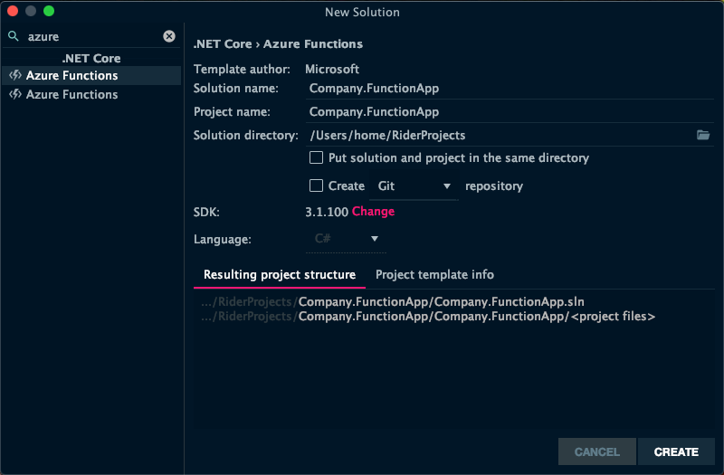 Merge C# and F# Azure Functions · Issue #268 · JetBrains/azure-tools-for-intellij · GitHub