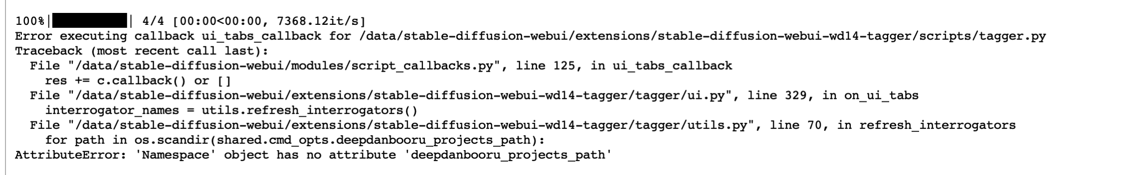 启动后安装插件，去掉路径检测 · Issue #72 · toriato/stable-diffusion-webui-wd14-tagger · GitHub