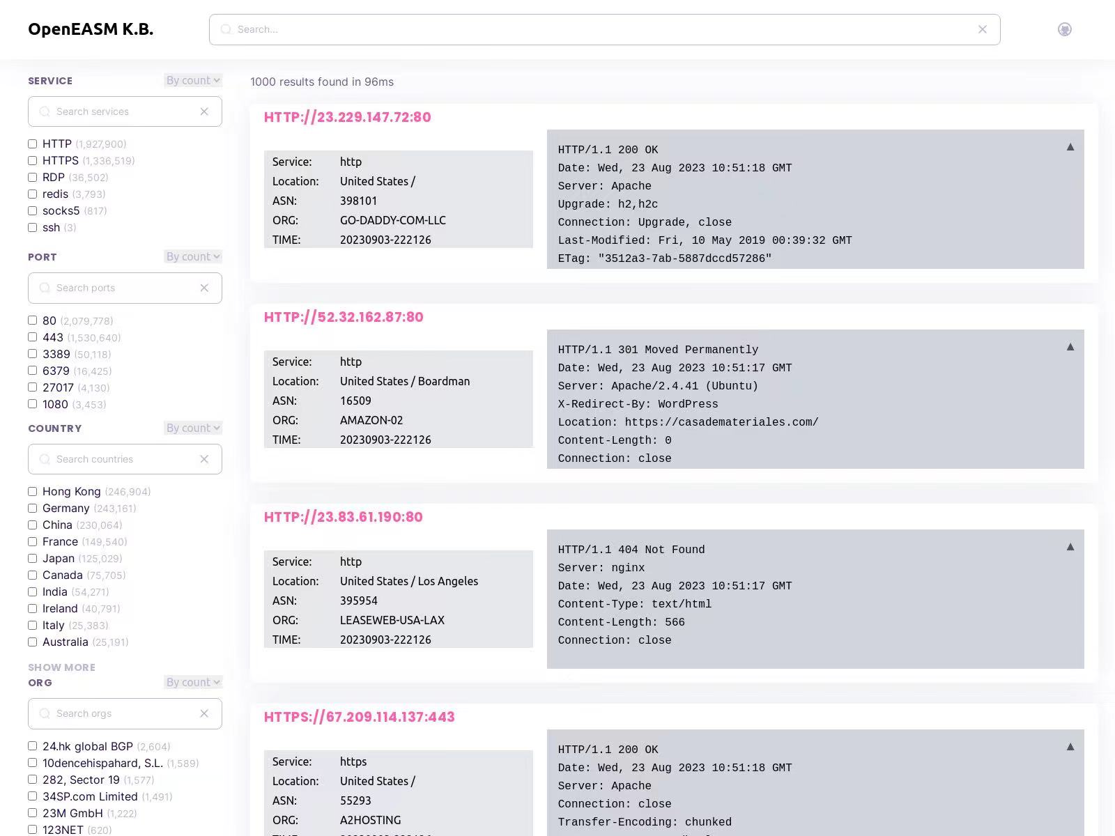 GitHub - openeasm/openeasm-webui: the web interface for openeasm database