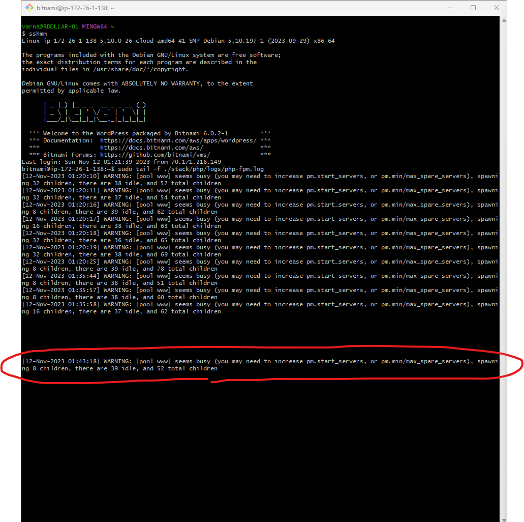 [WordPress] Server crashes, roll back didn't fix · Issue #1227 · bitnami/vms · GitHub