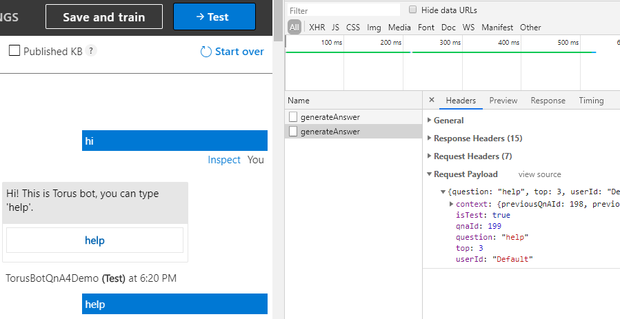 Is the card in bot contain the funtion both ImBack and messageBack like ...