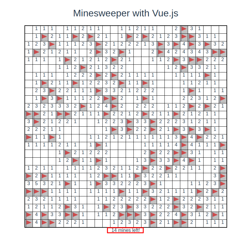 Set correct amount of starting mines · Issue #2 · Meuss/minesweeper · GitHub