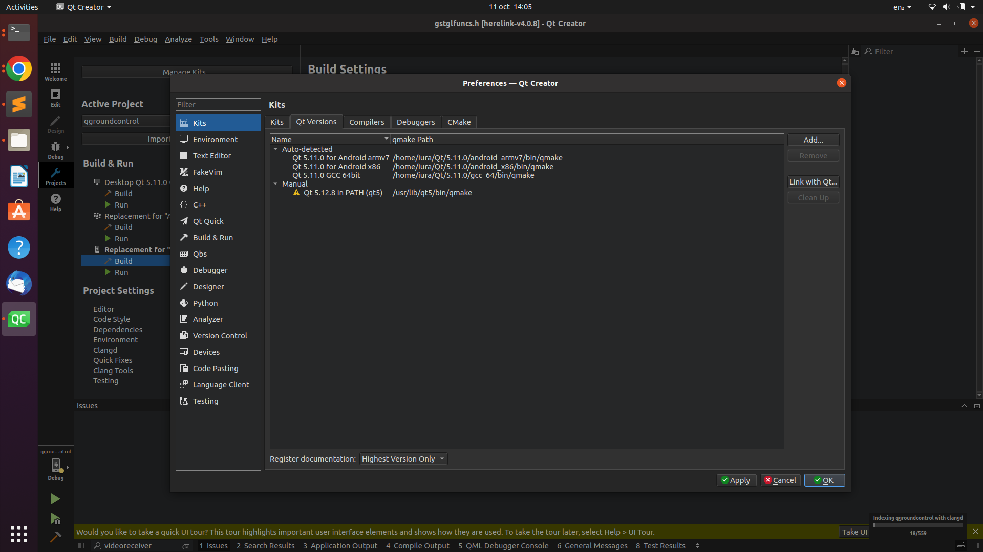GLES3/gl3.h: No such file or directory (Herelink Qgroundcontrol) · Issue #42 · CubePilot ...