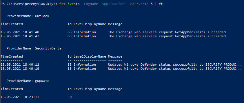 Google chrome events not found when searching via ProviderName · Issue #14 · EvotecIT ...