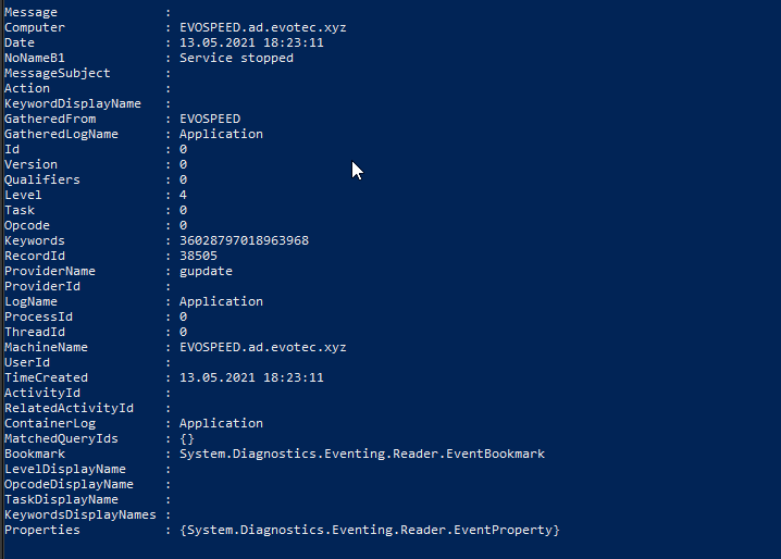 Google chrome events not found when searching via ProviderName · Issue #14 · EvotecIT ...