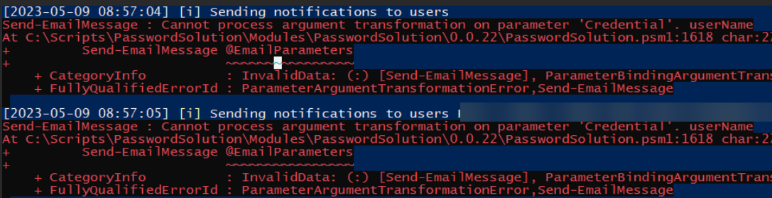 Detect credential encryption problem for Graph · Issue #9 · EvotecIT/PasswordSolution · GitHub