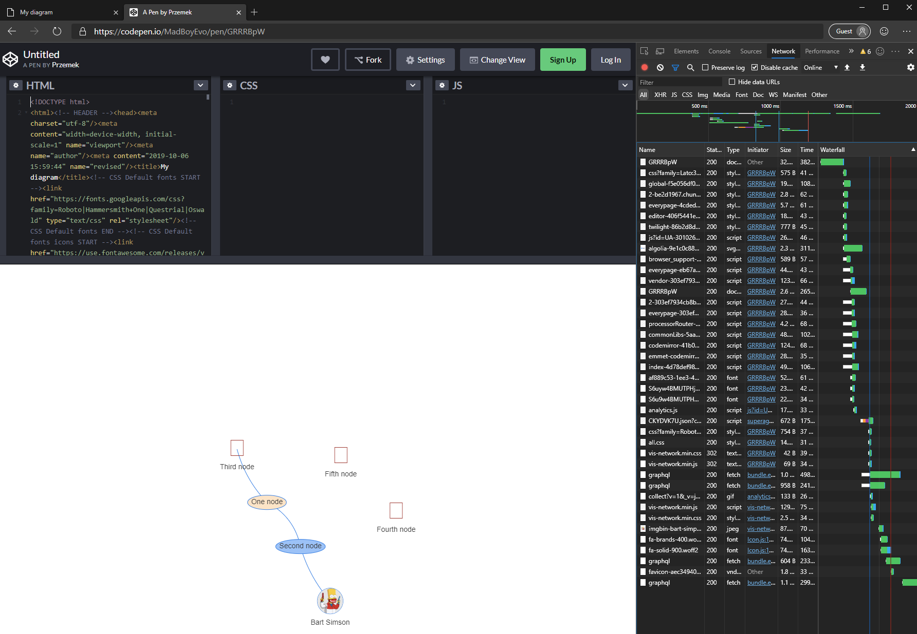 Using font awesome 5 as icons · Issue #139 · visjs/vis-network · GitHub