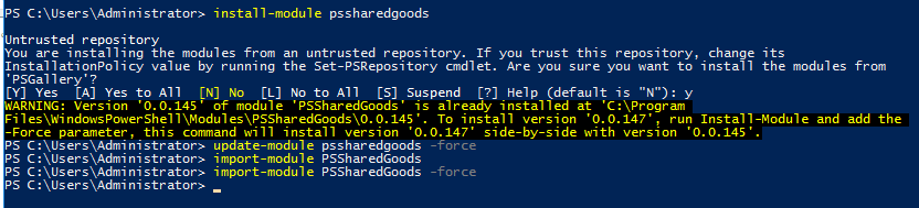 error in PSSharedGoods.psd1 RequiredModules wrong version PSWriteColor · Issue #11 · EvotecIT ...