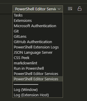 Multiple PowerShell Editor Services in Output · Issue #2909 · PowerShell/vscode-powershell · GitHub