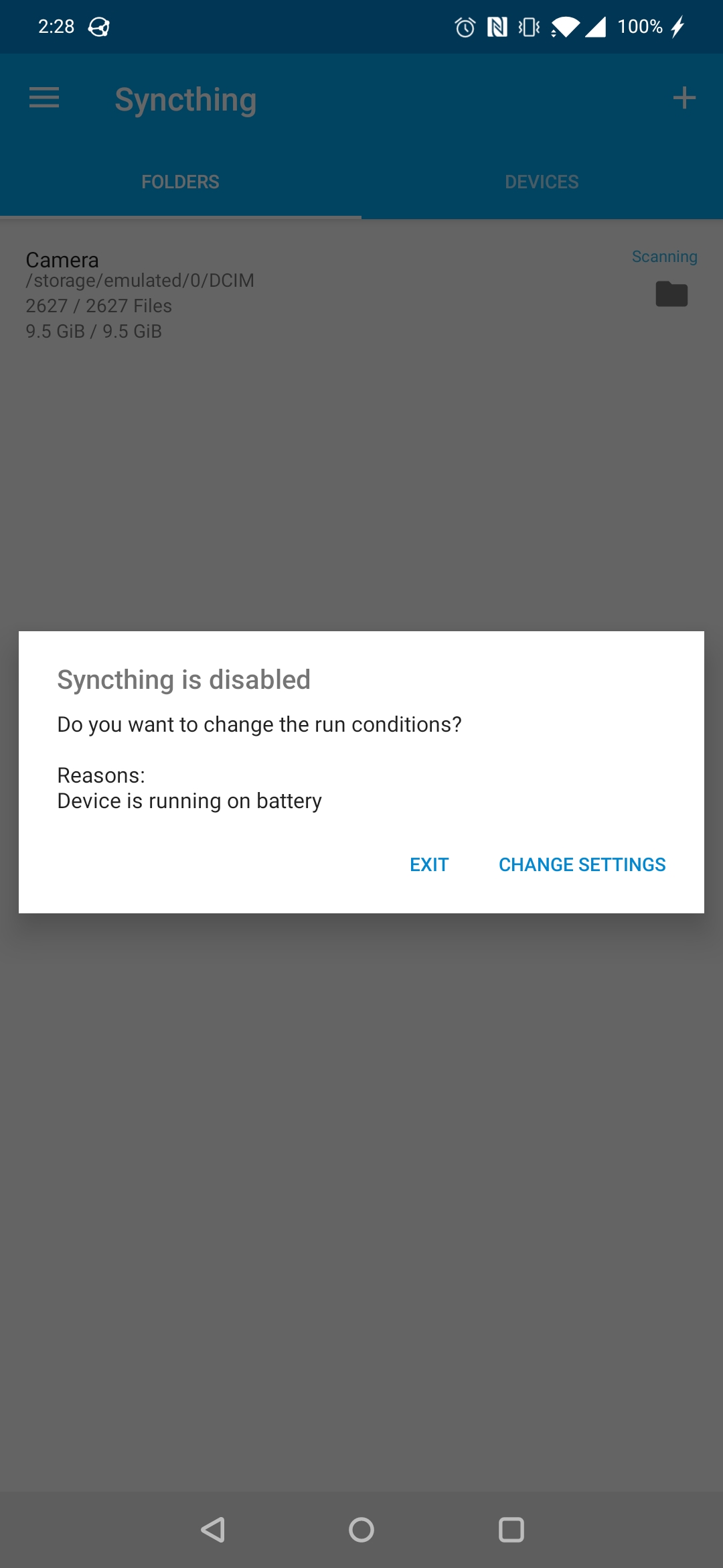 AC Power status is not detected · Issue #1574 · syncthing/syncthing-android · GitHub