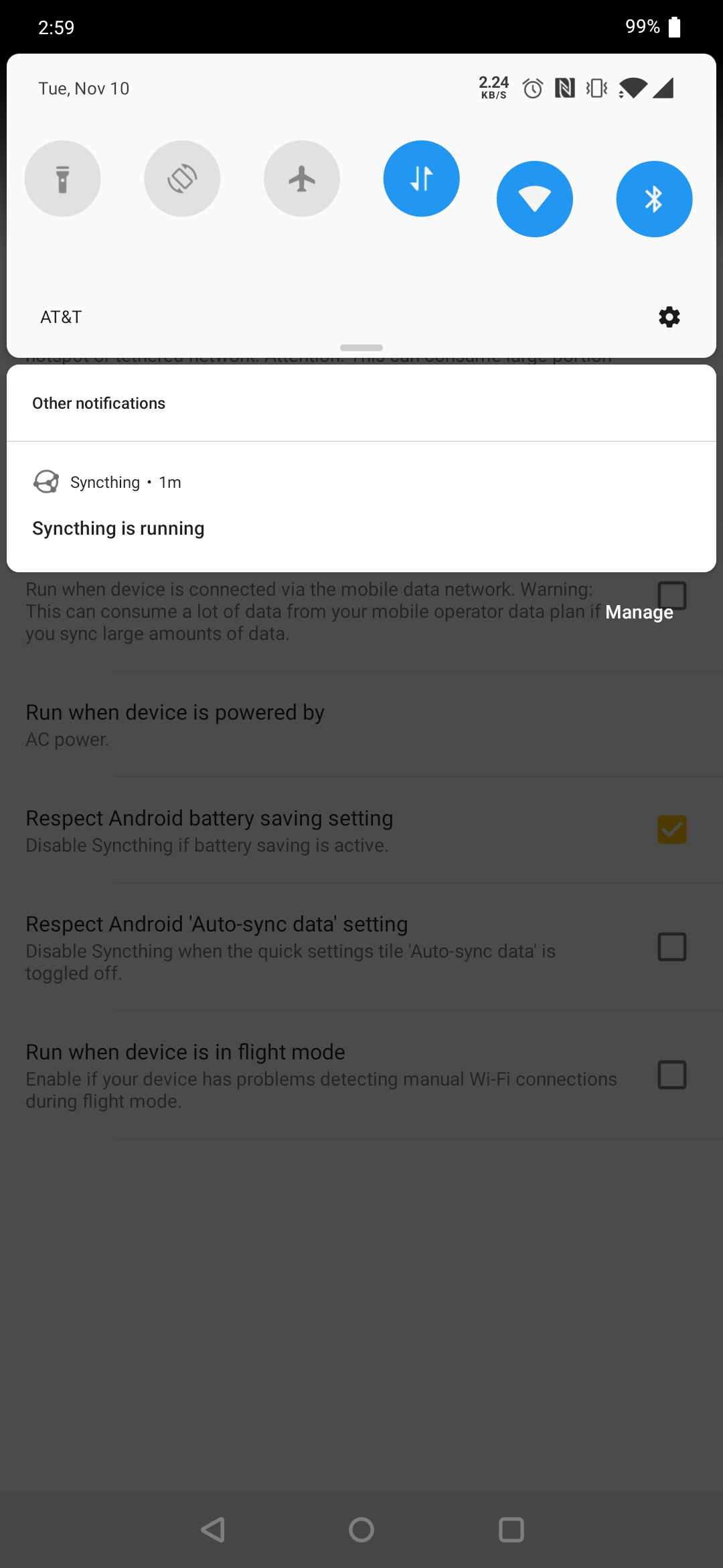 AC Power status is not detected · Issue #1574 · syncthing/syncthing-android · GitHub