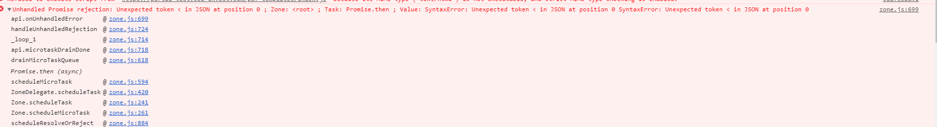 Zonejs Error When Opening Application With Id Route · Issue 120 · Single Spasingle Spa