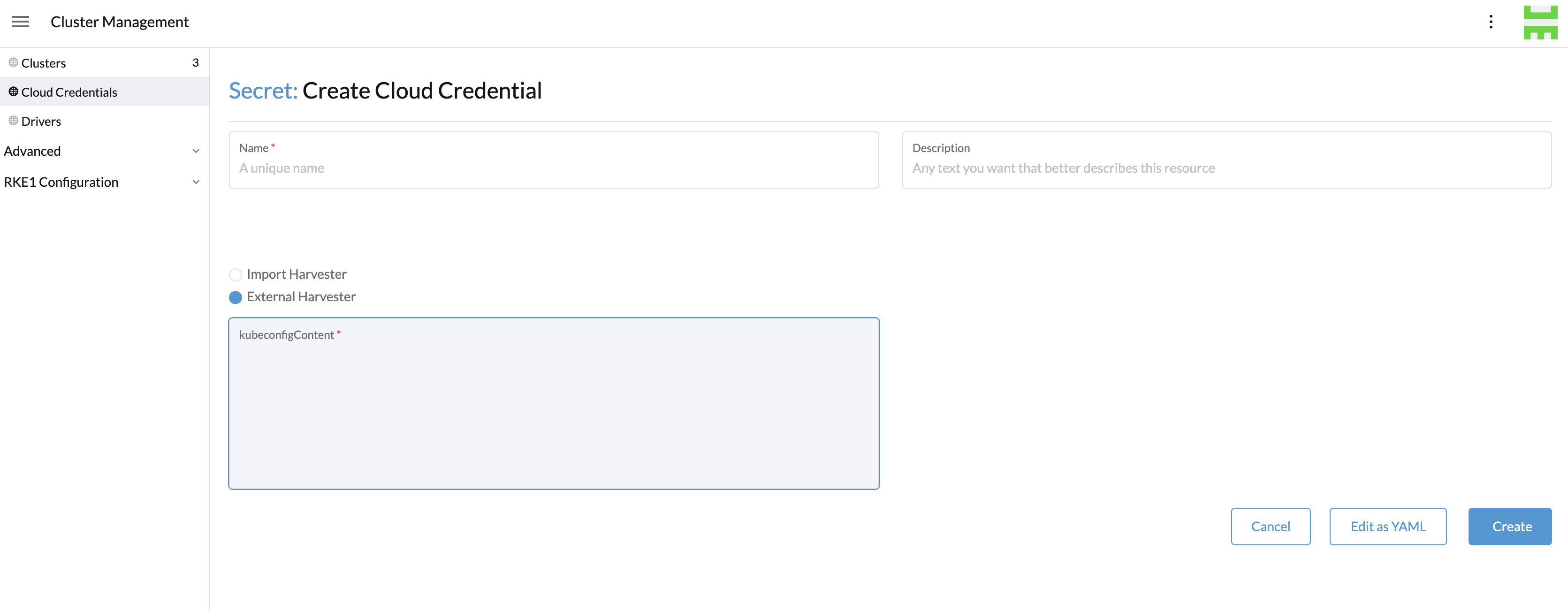 [FEATURE] Harvester node driver for rke and rancher 2.6 · Issue #861 · harvester/harvester · GitHub
