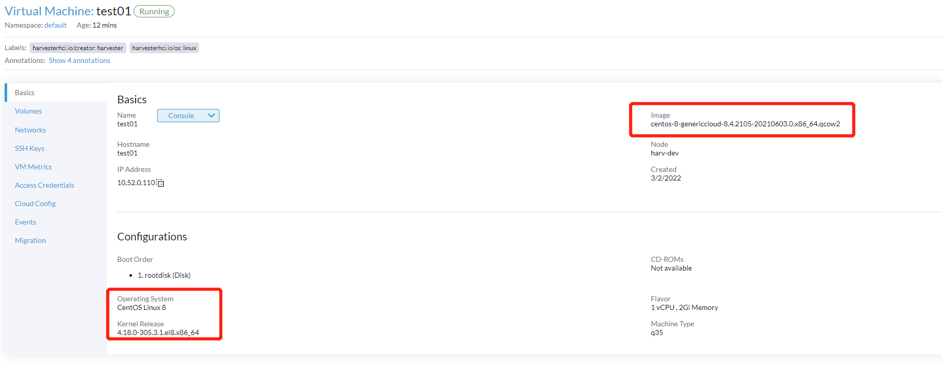[BUG] VM(CentOS 8) with "Install guest agent" enabled cannot show correct information from the ...