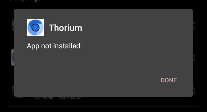 App fails to install · Issue #34 · Alex313031/Thorium-Android · GitHub
