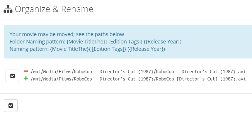 Custom folder naming pattern is ignored when renaming movie · Issue ...