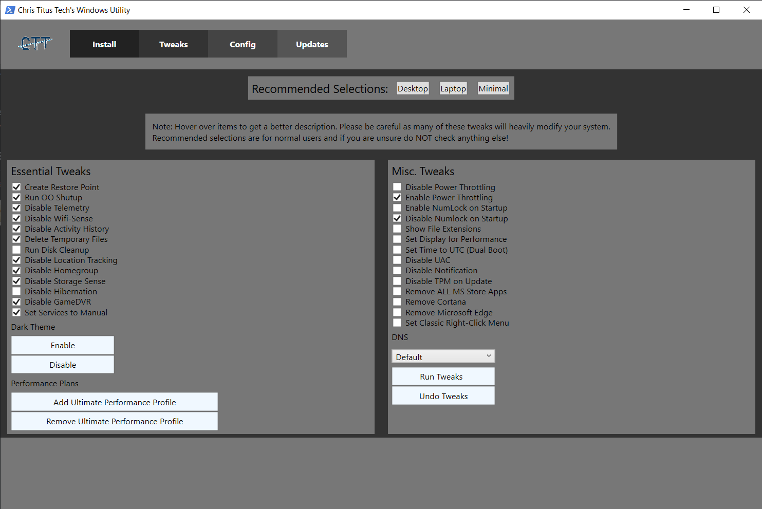 Slow Internet Issues After Using Script · Issue 453 · Christitustech Winutil · Github