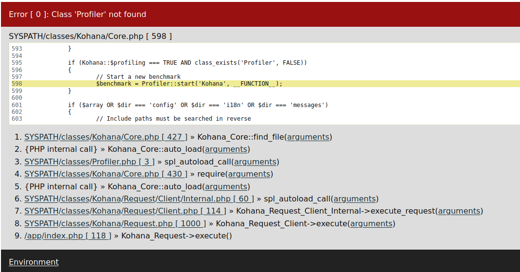 [PHP 7.4.1] Issues while implementing a minimal auth example · Issue #393 · koseven/koseven · GitHub